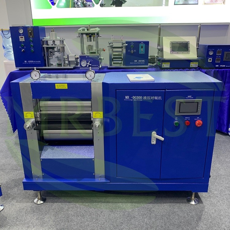 25T Max. Pressure Controlled Rolling Press Machine for Battery Electrodes